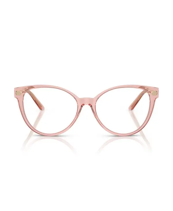Versace Cat Eye Eyeglasses - Transparent Pink