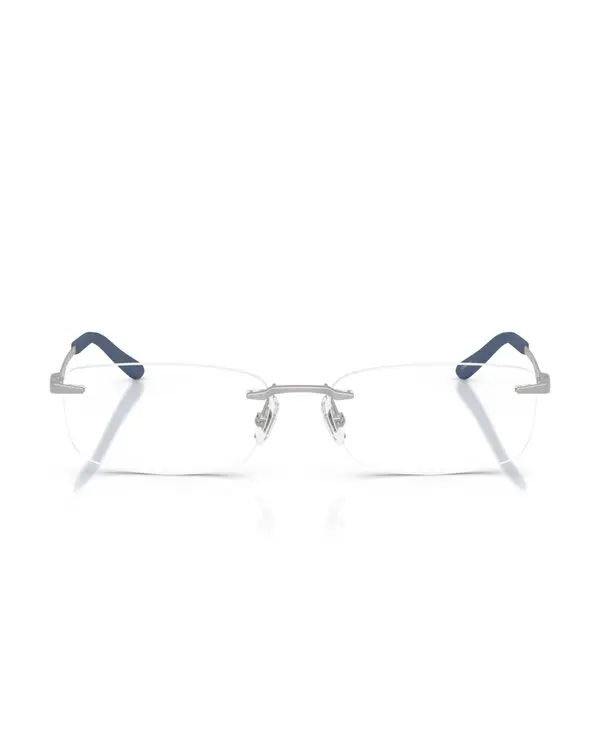 ARNETTE Rimless Rectangle Eyeglasses - Matte Silver