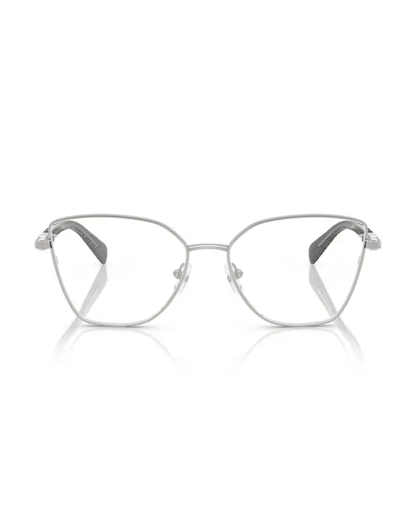 Michael Kors Cat Eye Eyeglasses - Silver Shiny