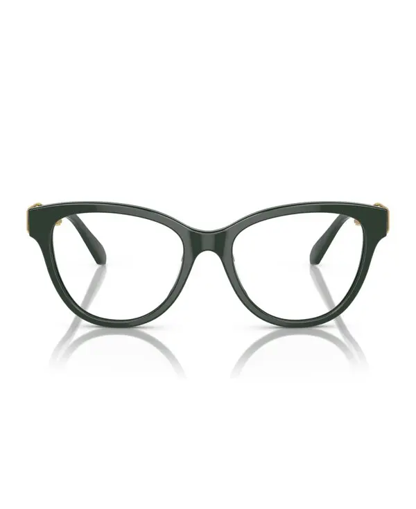 SWAROVSKI Cat Eye Eyeglasses With Embellishments - Dark Green