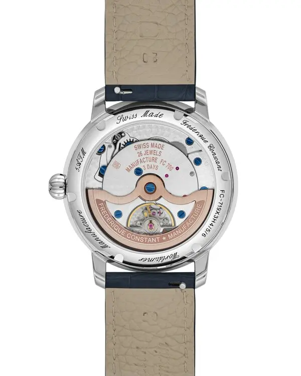 FREDERIQUE CONSTANT Classic Worldtimer Manufacture Bracelet Watch