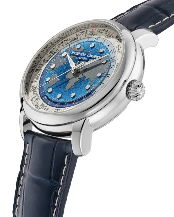 FREDERIQUE CONSTANT Classic Worldtimer Manufacture Bracelet Watch