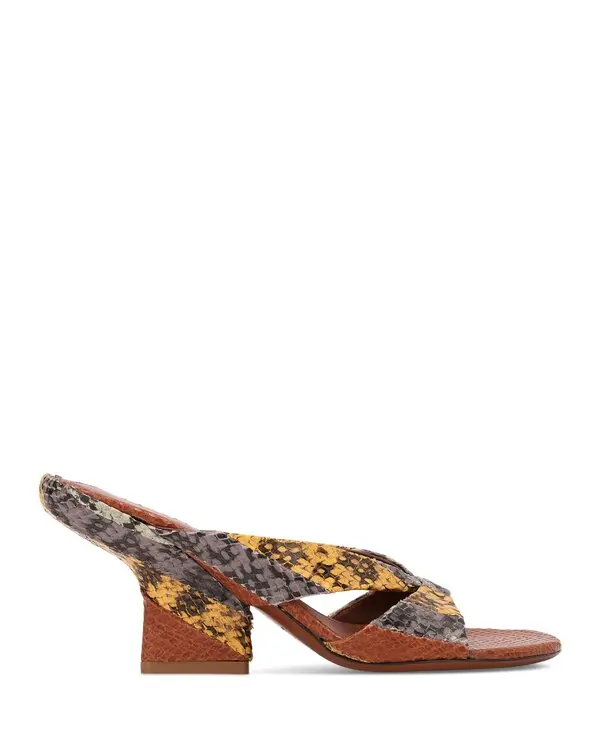 Dries Van Noten Snakeskin Sandals