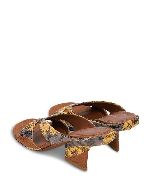 Dries Van Noten Snakeskin Sandals