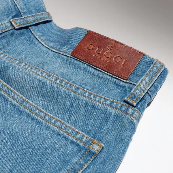 Gucci Bleached Washed Straight-fit Jeans