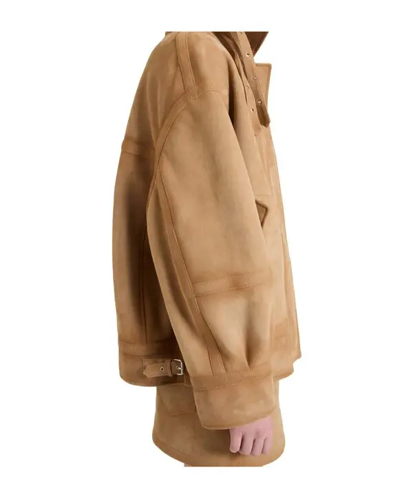 Ermanno Scervino Leather Jacket With Buckle Detail