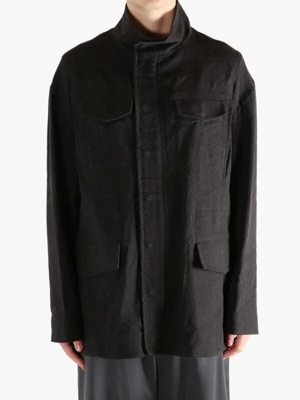 OMAR AFRIDI High-neck Multi-pocket Jacket