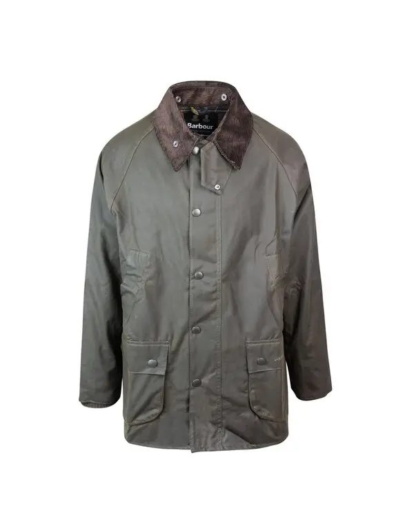 Barbour Waxed Cotton Field Jacket - Olive