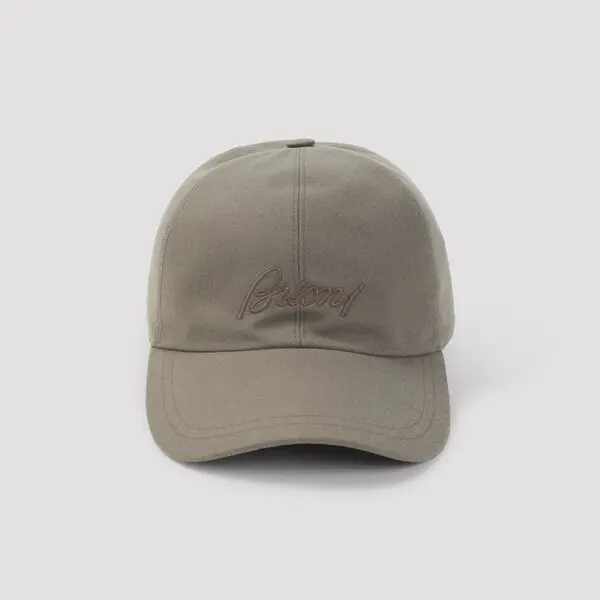 Brioni Cashmere Baseball Cap With Stretch