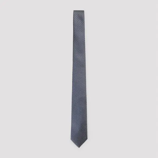 Brioni 100% Silk Neck Tie - Blue