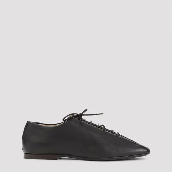 LEMAIRE Classic Leather Lace-up Flat Shoes