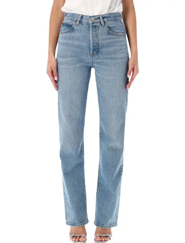 FRAME Vertical Straight-leg Jeans