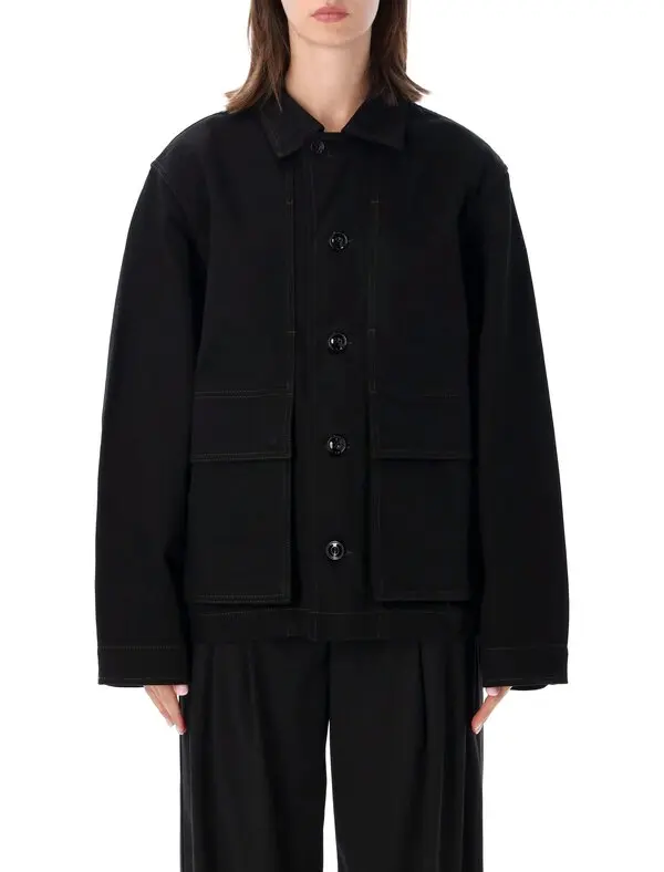 LEMAIRE Boxy Workwear Jacket With Patch Pockets