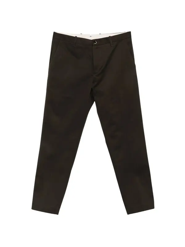 NINE:INTHE:MORNING Wool-blend Stretch Trousers - Brown