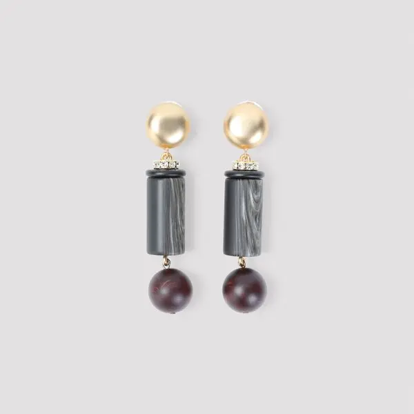 Giorgio Armani Polished Statement Earrings