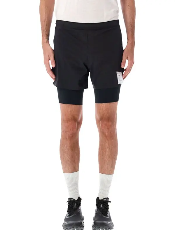 Satisfy Performance Running Shorts With Compression Liner