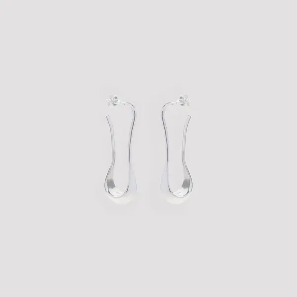 LEMAIRE Short Drop Earrings - Metallic