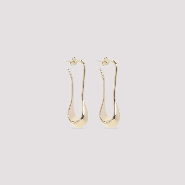 LEMAIRE Silver Drop Earrings - Metallic