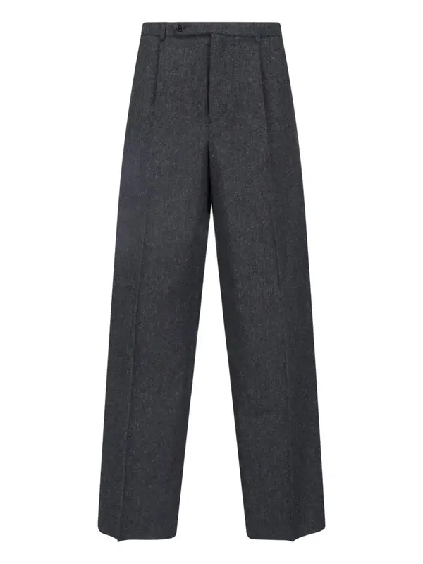 JIL SANDER Tailored Wide-leg Wool Trousers