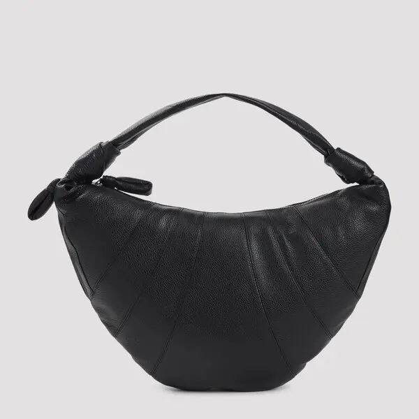LEMAIRE Fortune Croissant Mini Leather Handbag - Black