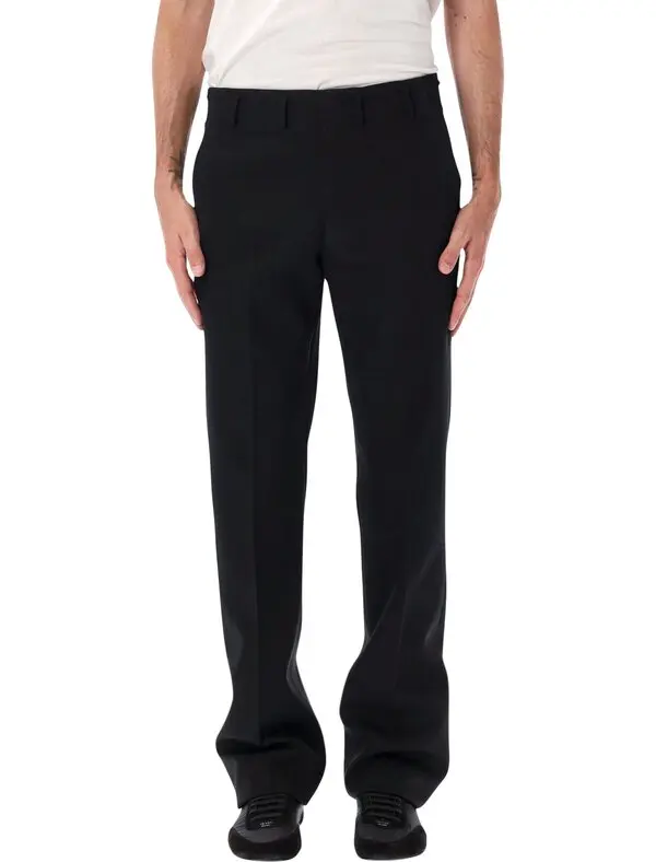 Prada Tailored Wool Trousers - Nero