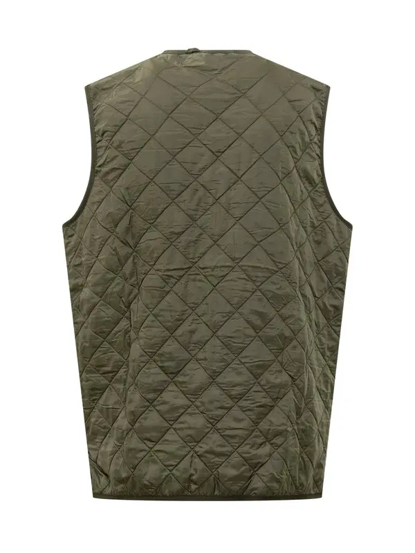 Barbour Quilted Zip-front Vest - Olive