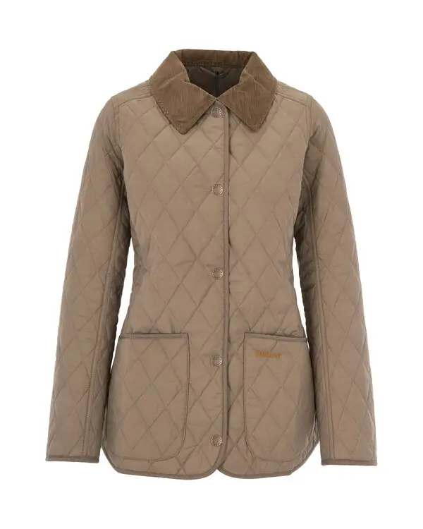 Barbour Quilted Corduroy Collar Jacket - Sand Dune