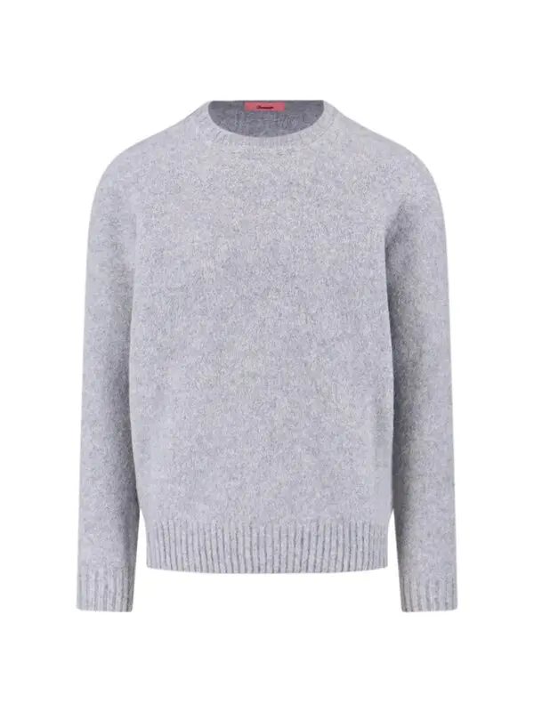 DRUMOHR Crewneck Long Sleeve Sweater - Grey