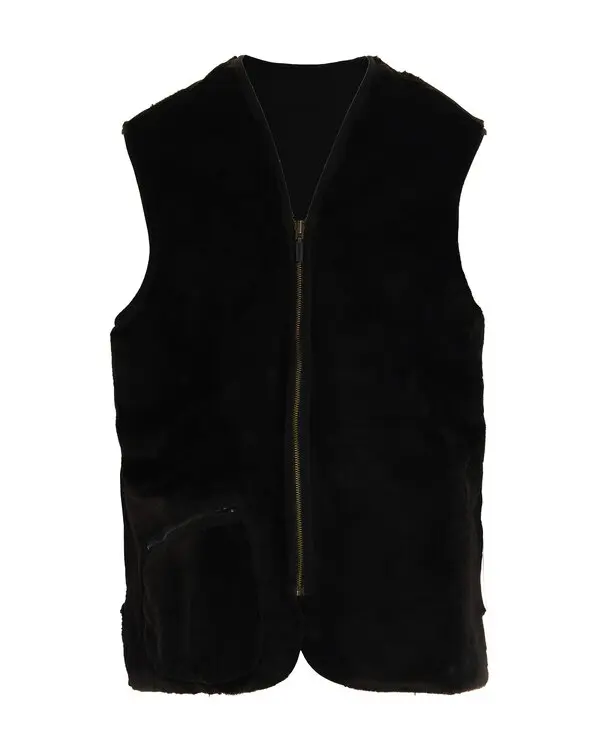 Barbour Faux Fur Zip-front Vest