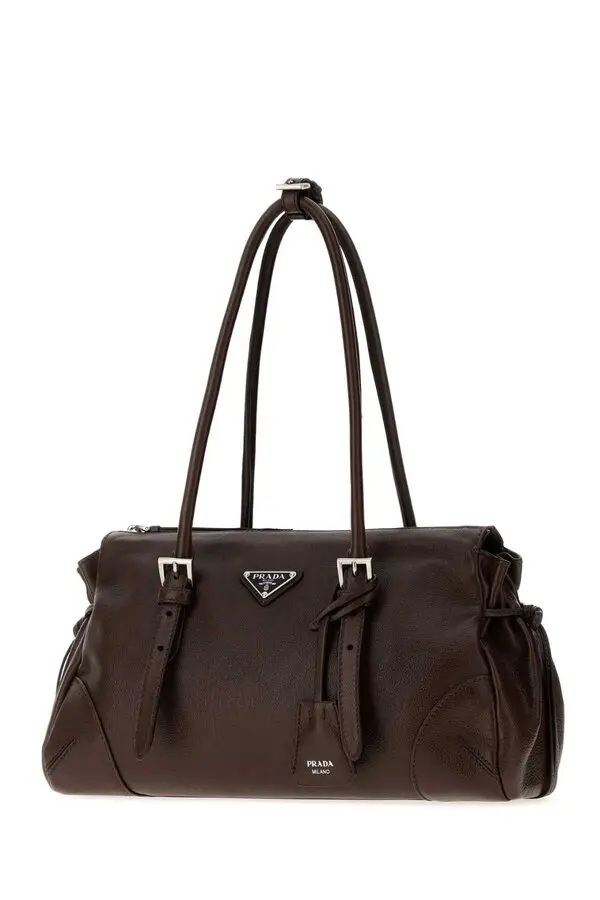 Prada Leather Medium Bonnie Shoulder Bag