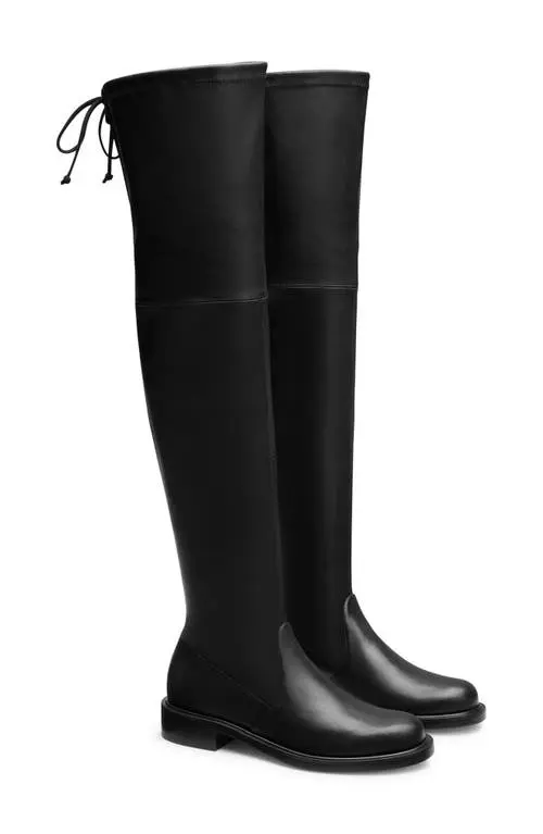 STUART WEITZMAN Giseleland Over-the-knee Boots - Black Leather