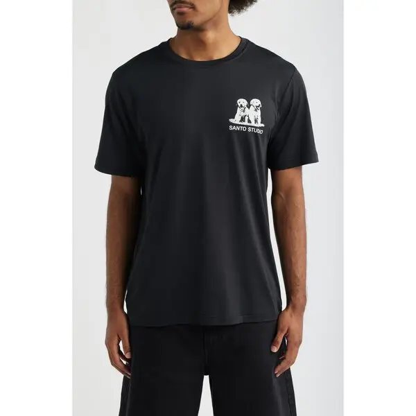 SANTO STUDIO Thugs Need Hugs Graphic Tech T-shirt