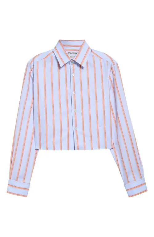 JW Anderson Striped Cropped Shirt