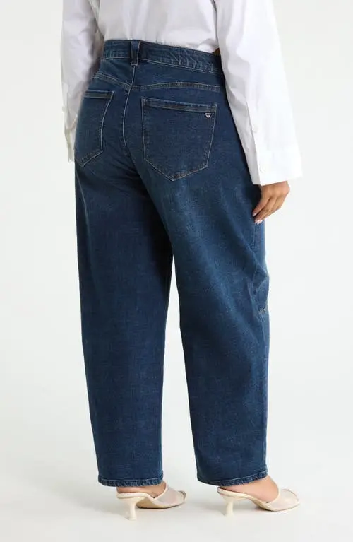 Wit & Wisdom High Waist Barrel Leg Jeans