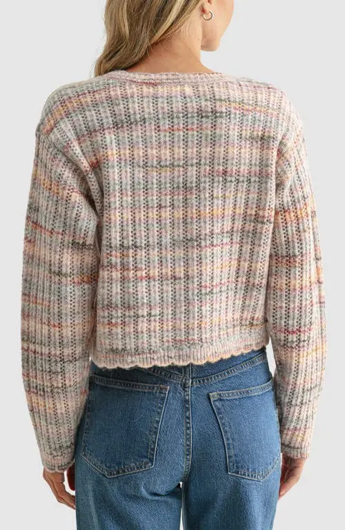 ALL IN FAVOR Space Dye V-neck Cardigan