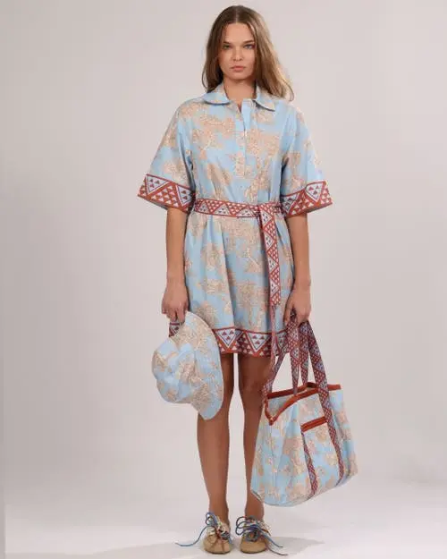 Las Surenas Poplin Short Dress Africa