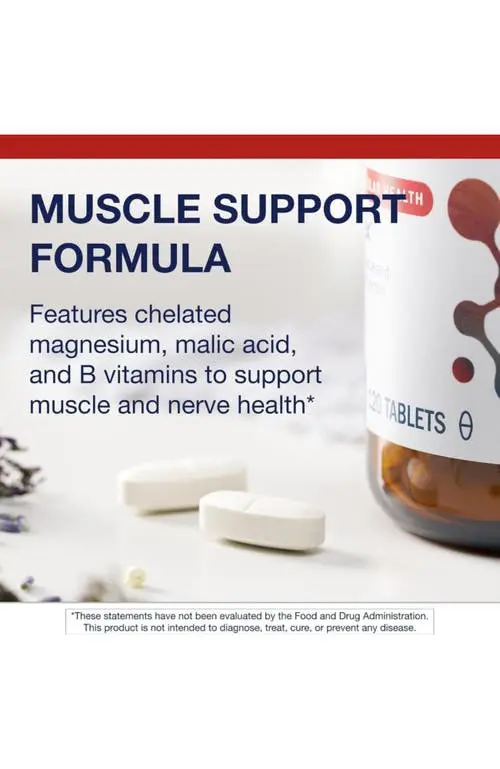 METAGENICS Fibroplex Magnesium Malic Acid B Vitamins Supplement 120 Tablets
