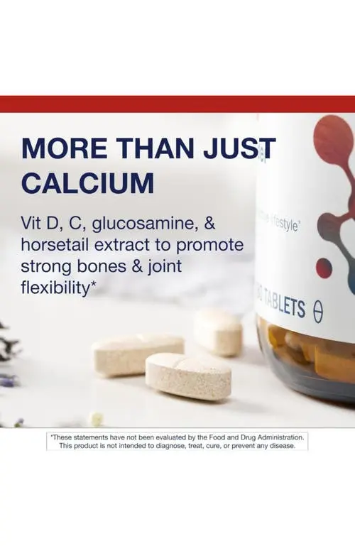 METAGENICS Bone Builder Active Calcium Magnesium Phosphorus Vitamin D Supplement 180 Tablets