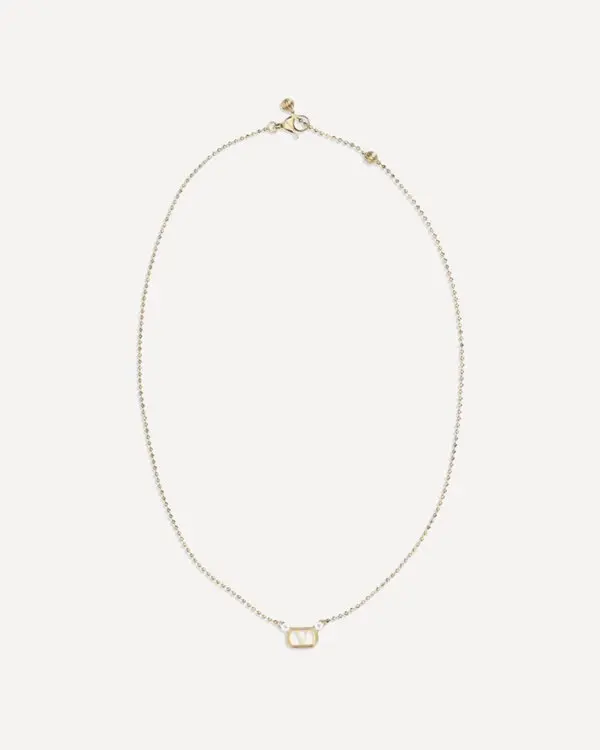 Valentino Garavani Ovalette Necklace With Swarovski Crystals