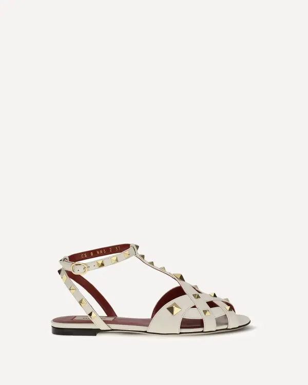 Valentino Garavani Studdy Sandals - Cream