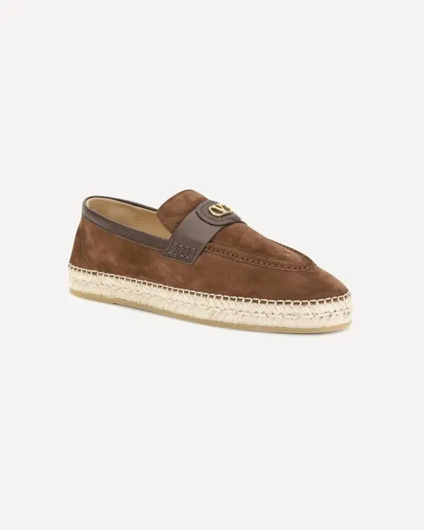 Valentino Garavani Suede Espadrilles With Vlogo Signature