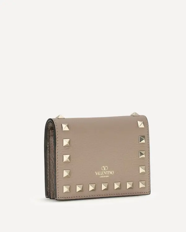 Valentino Garavani Rockstud Leather Wallet