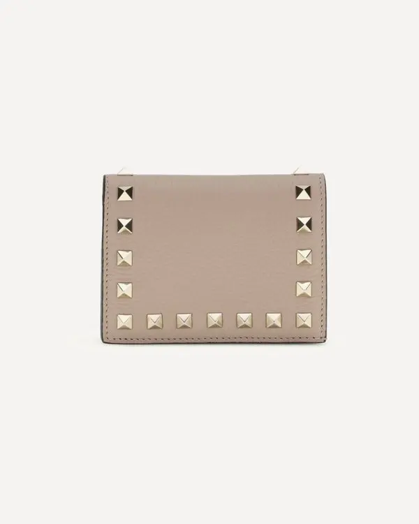 Valentino Garavani Rockstud Leather Wallet