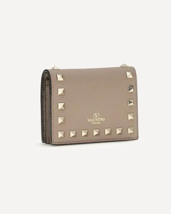 Valentino Garavani Rockstud Leather Wallet