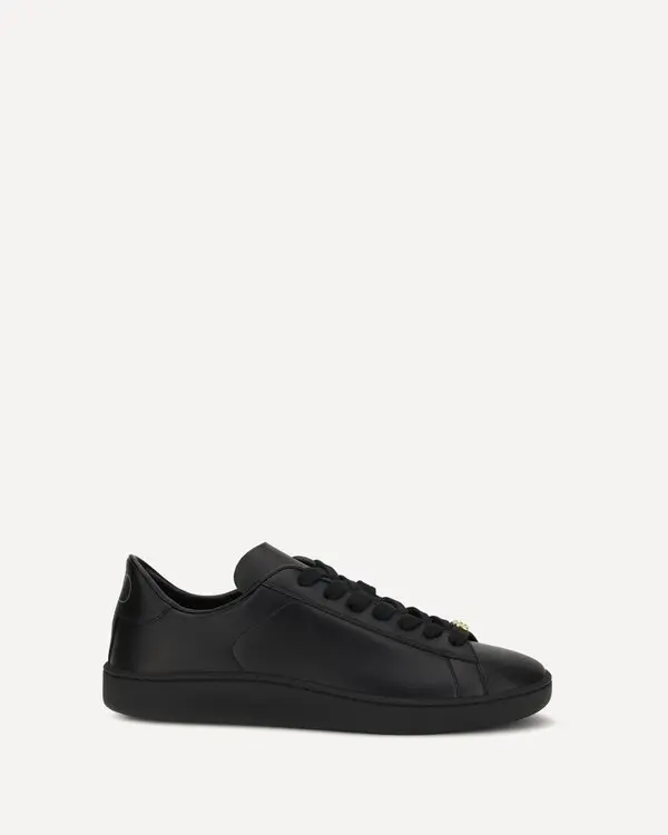 Valentino Garavani Royco Nappa Calfskin Lace-up Sneakers With Vlogo Signature