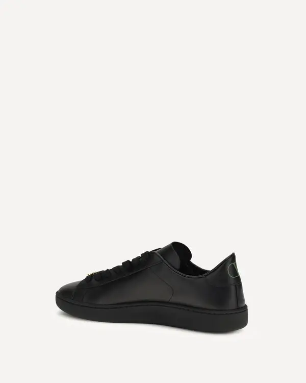 Valentino Garavani Royco Nappa Calfskin Lace-up Sneakers With Vlogo Signature