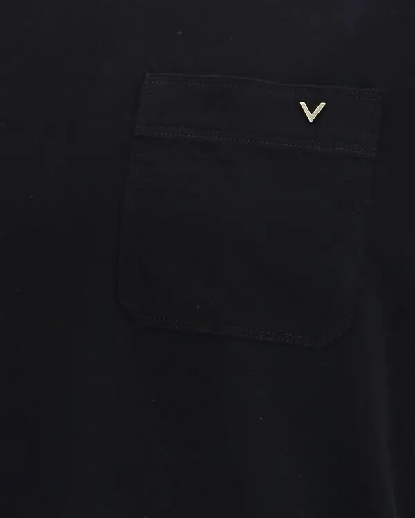 Valentino Garavani Cotton T-hirt With Vgold
