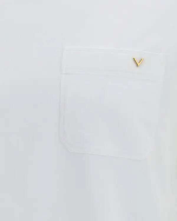 Valentino Garavani Cotton T-shirt With Vgold Ale
