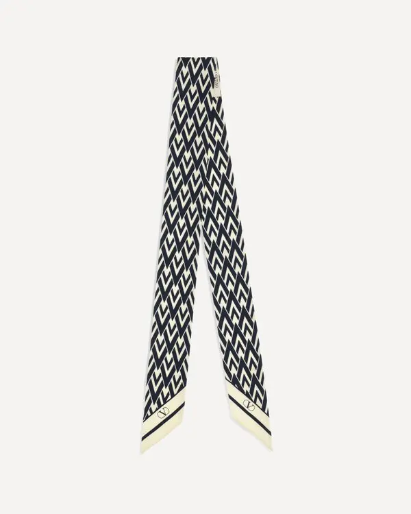 Valentino Garavani Twill Tout La V Scarf