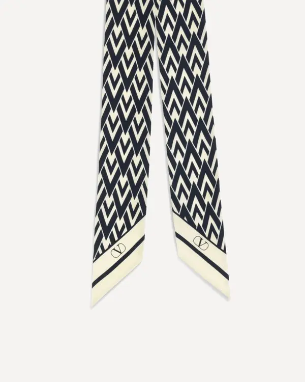 Valentino Garavani Twill Tout La V Scarf